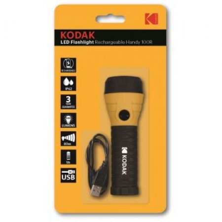 Kodak LED Flashlight Rechargeable 100 Lumens - Makhsoom