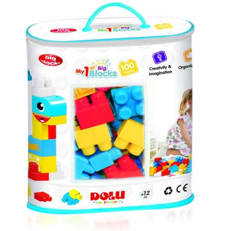 Dolu My First Big Blocks 100 Pcs 12+ Months - Makhsoom