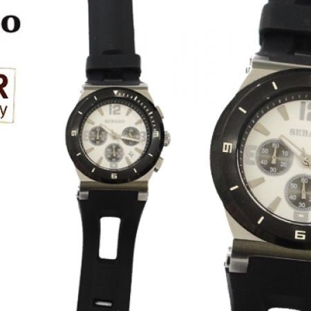 55% Off Sebago Rubber Watch - Black/Silver - Men (Only $73 instead of ...
