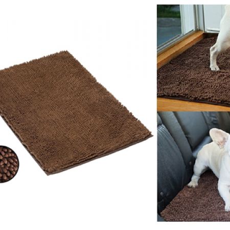 Clean Pooch Super Absorbent Brown Mat Perfect For Pets 18" x 28" - Makhsoom