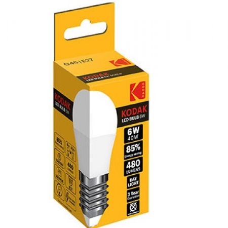 Kodak LED Bulb 6W Day Light G45 E27 - Makhsoom